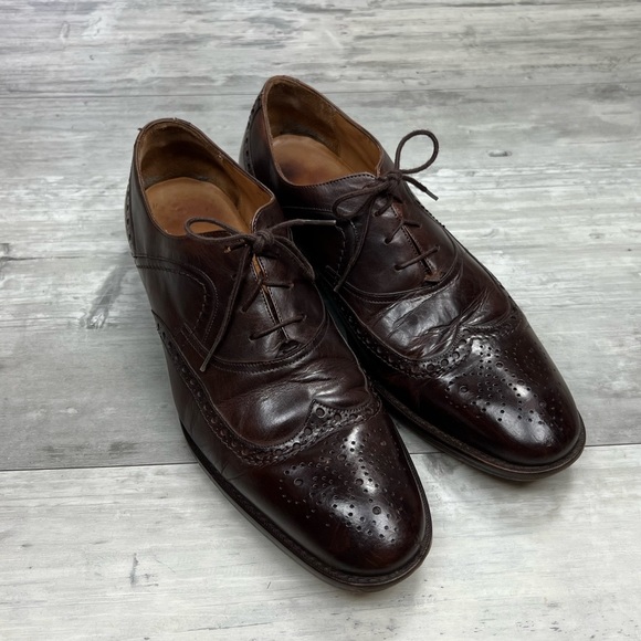 Alan Payne | Shoes | Alan Payne Brown Wingtip Oxfords Dress Shoes 5 M ...